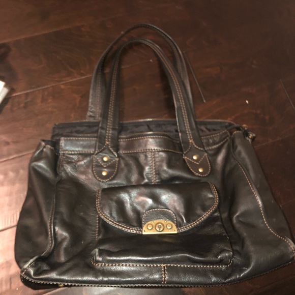 Fossil | Bags | Fossil 54 Leather Tote | Poshmark